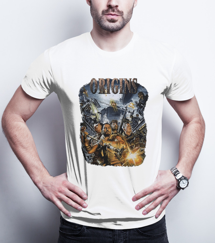 Origins Call Of Duty Zombies Tank Dempsey Nikolai Belinski Takeo Masaki Edward Battle Scene T-Shirt