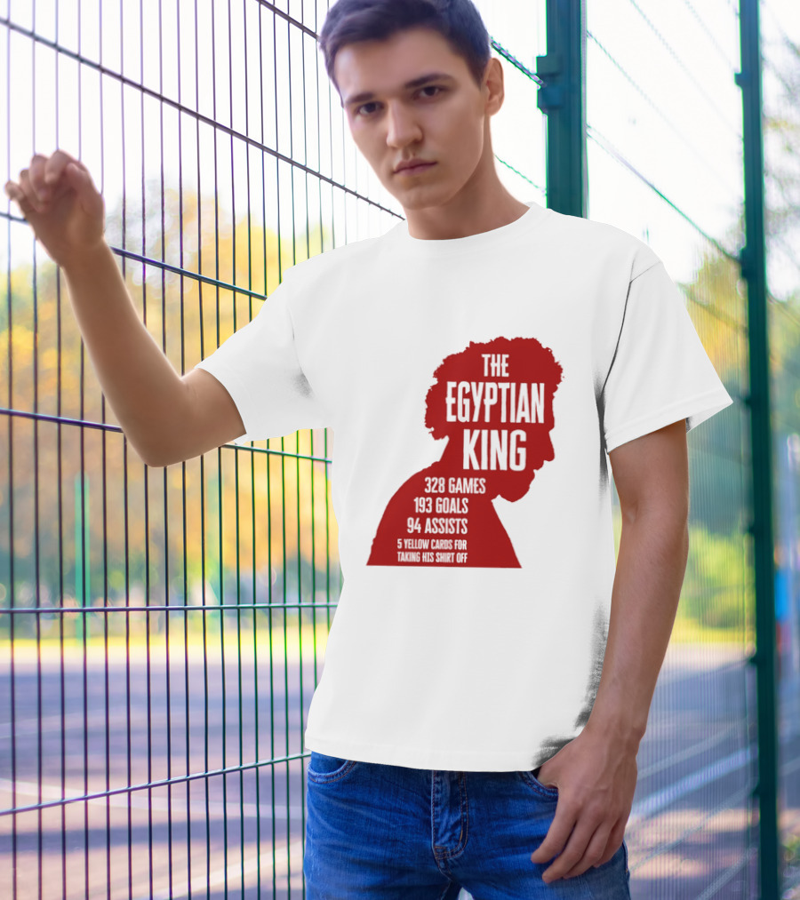 The Egyptian King Mohamed Salah 328 Games 159 Goals 94 Assists Liverpool FC Stats T-Shirt