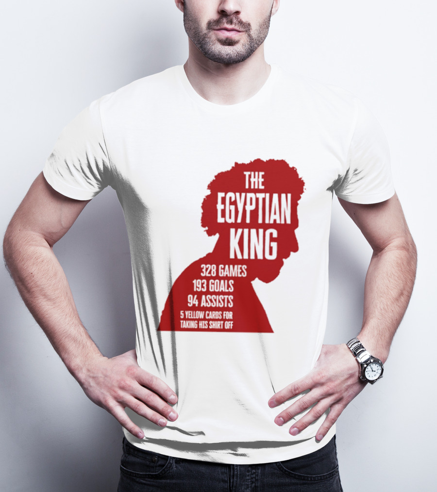 The Egyptian King Mohamed Salah 328 Games 159 Goals 94 Assists Liverpool FC Stats T-Shirt