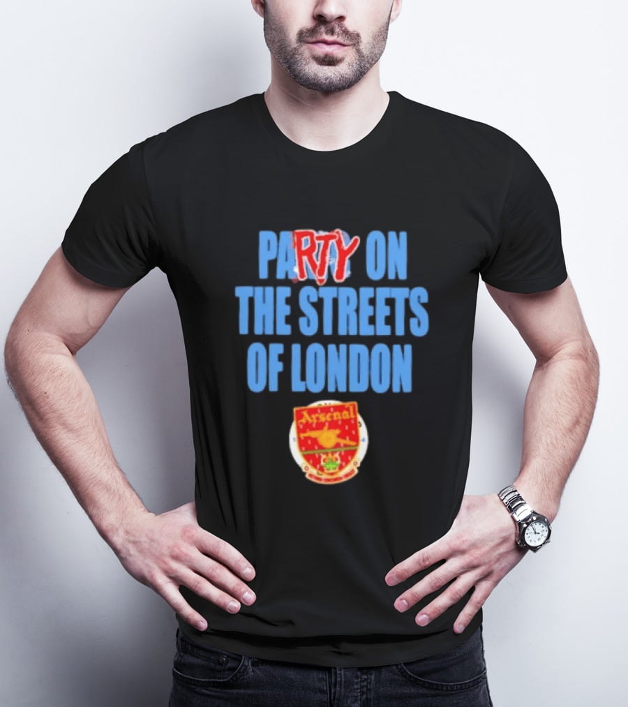 Party On The Streets Of London Arsenal T-Shirt