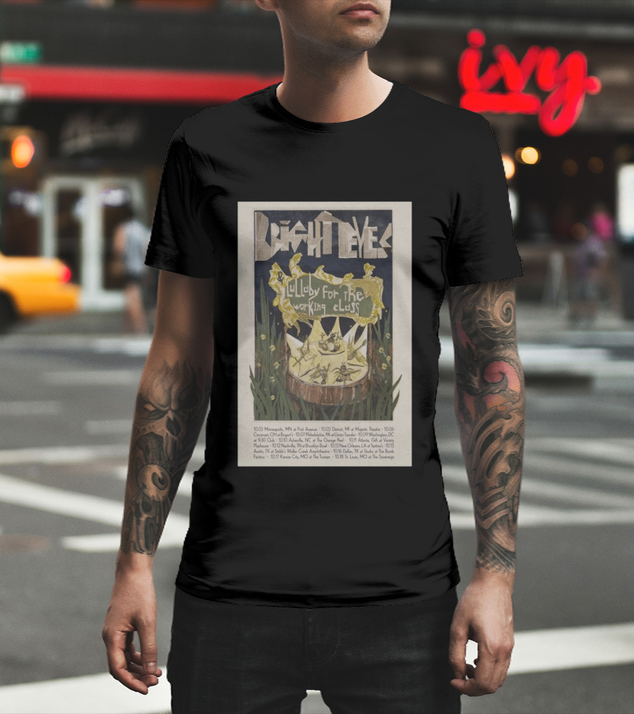 Bright Eyes Lullaby For The Working Class Tour 2026 Concert Dates T-Shirt
