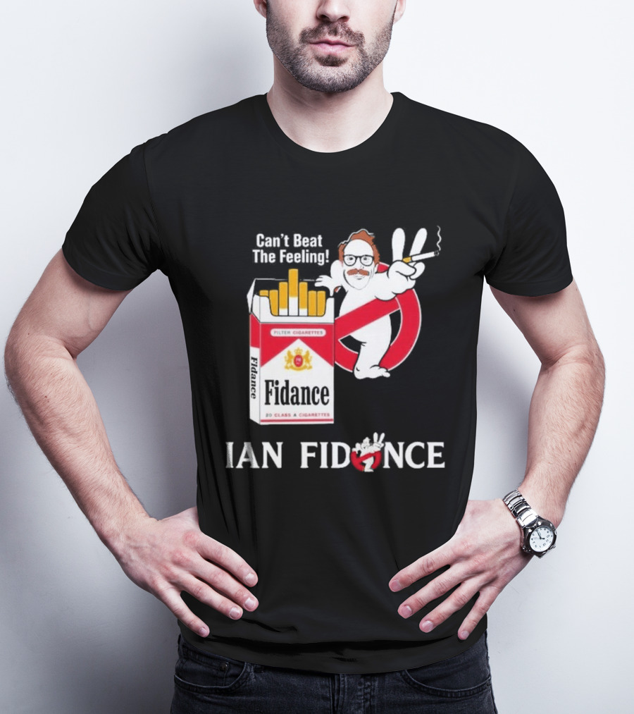 Ian Fidance Can't Beat The Feeling Ghostbusters Marlboro Cigarette T-Shirt