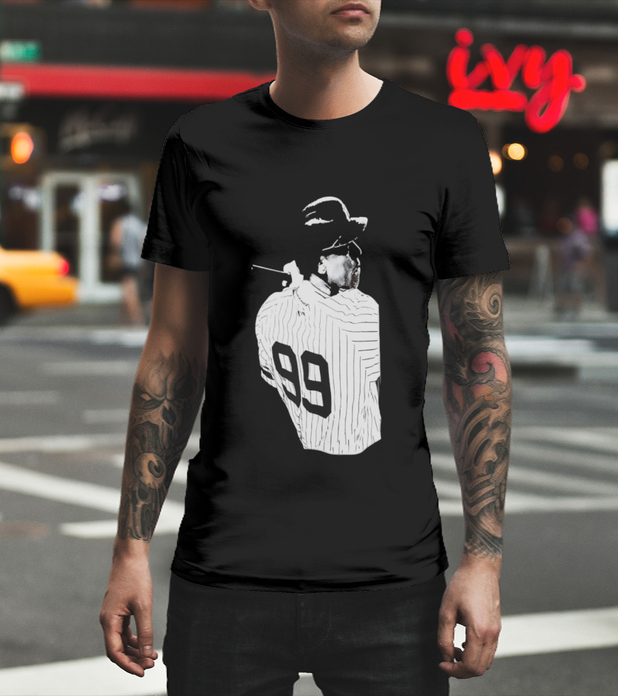 New York Yankees Aaron Judge 99 Pinstripes T-Shirt