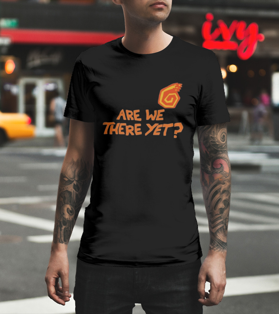 James Marriott Are We There Yet Orange Spiral T-Shirt