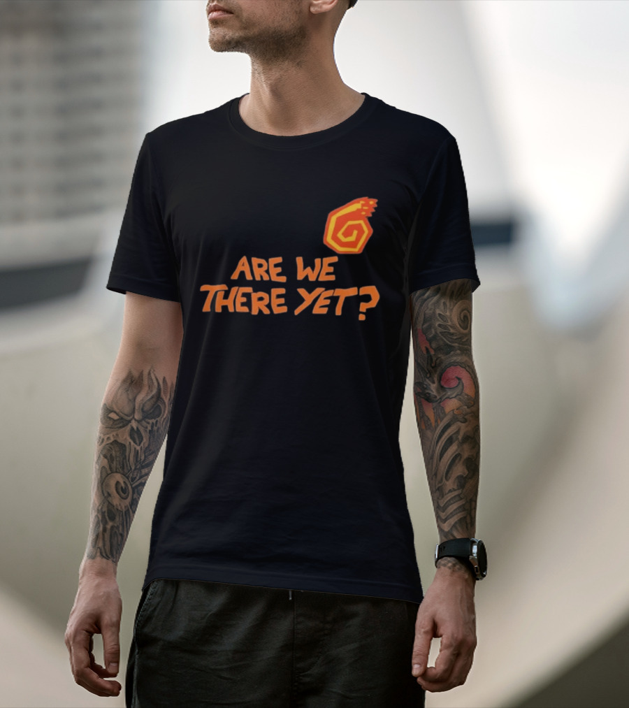James Marriott Are We There Yet Orange Spiral T-Shirt