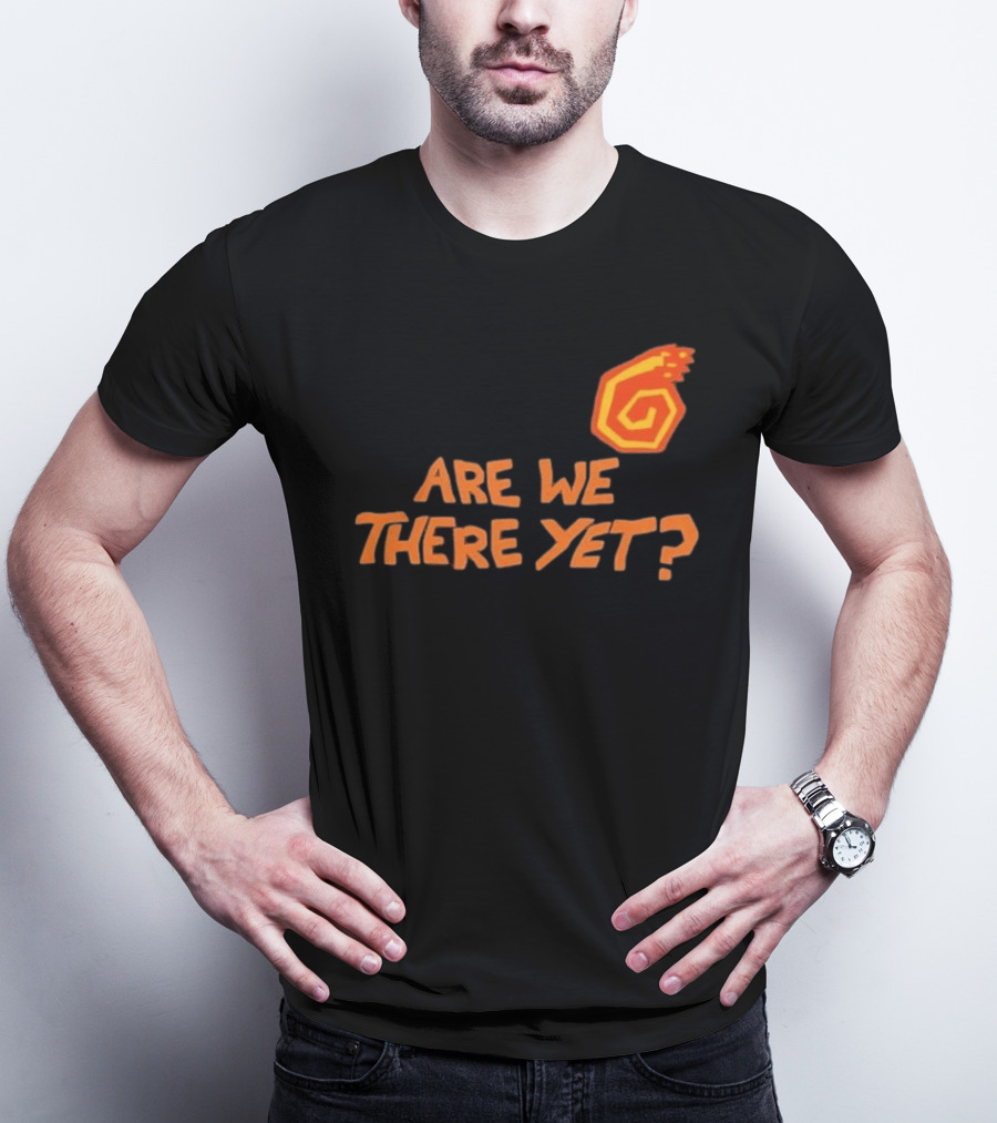 James Marriott Are We There Yet Orange Spiral T-Shirt