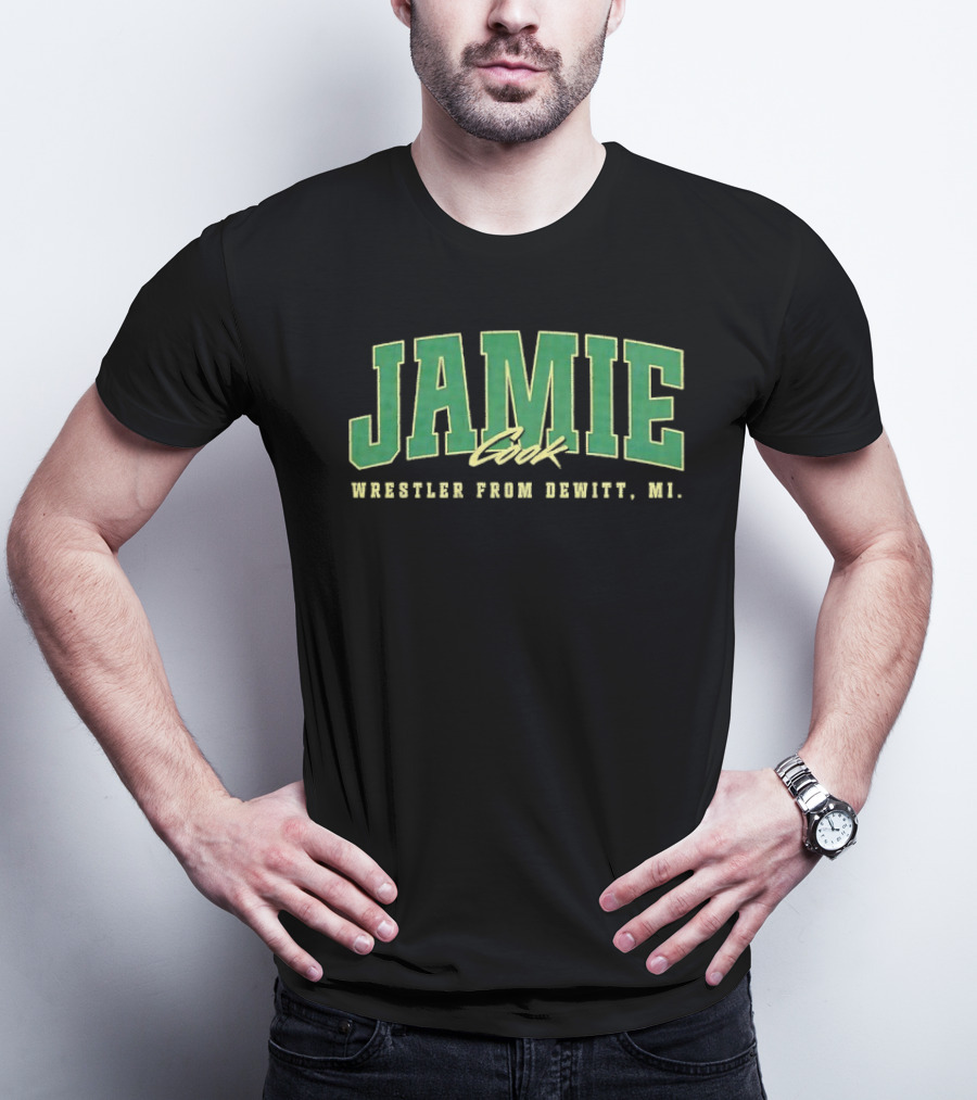 Jamie Cook Wrestler From DeWitt MI T-Shirt