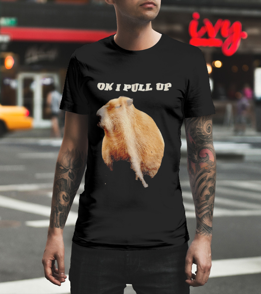 Ok I Pull Up Capybara Meme T-Shirt
