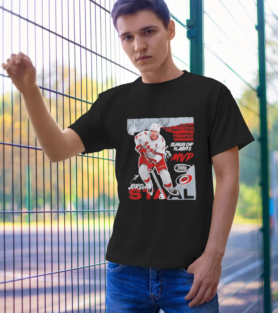 Jordan Staal Carolina Hurricanes Conn Smythe Trophy Winner 2026 Stanley Cup Playoffs MVP 2021 T-Shirt