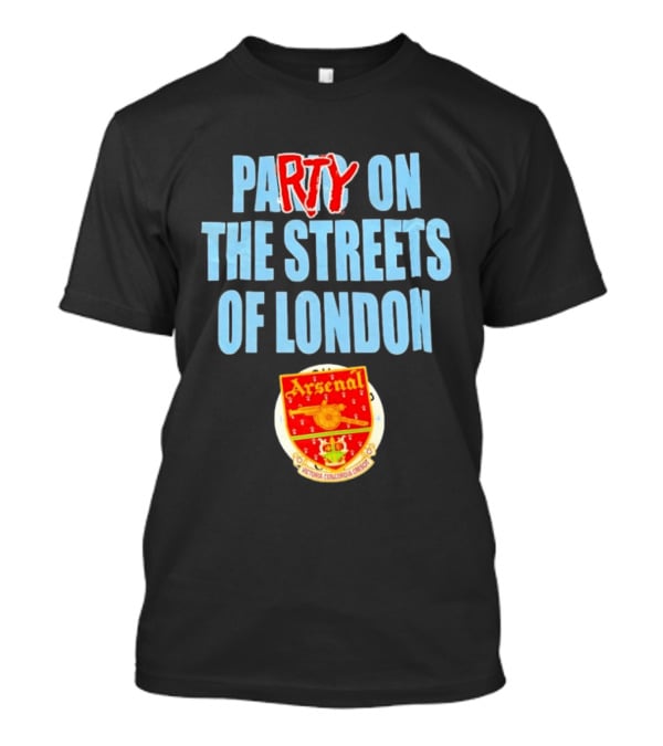 Arsenal Football Club Party On The Streets Of London T-Shirt