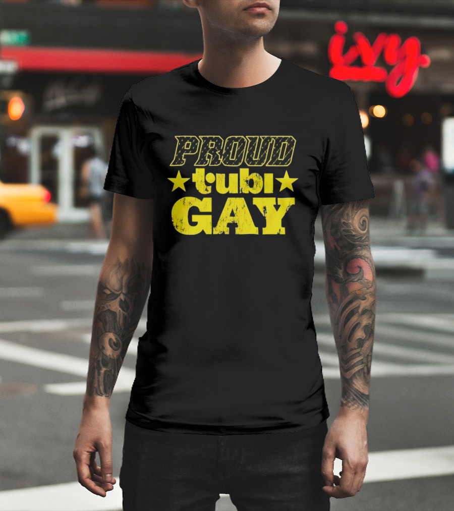 Proud Tubi Gay LGBTQ Pride Streaming Movies T-Shirt