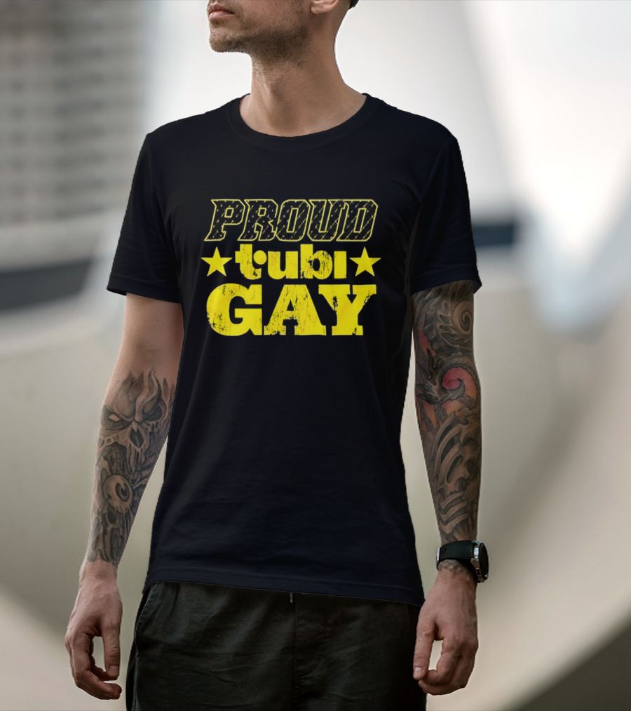 Proud Tubi Gay LGBTQ Pride Streaming Movies T-Shirt