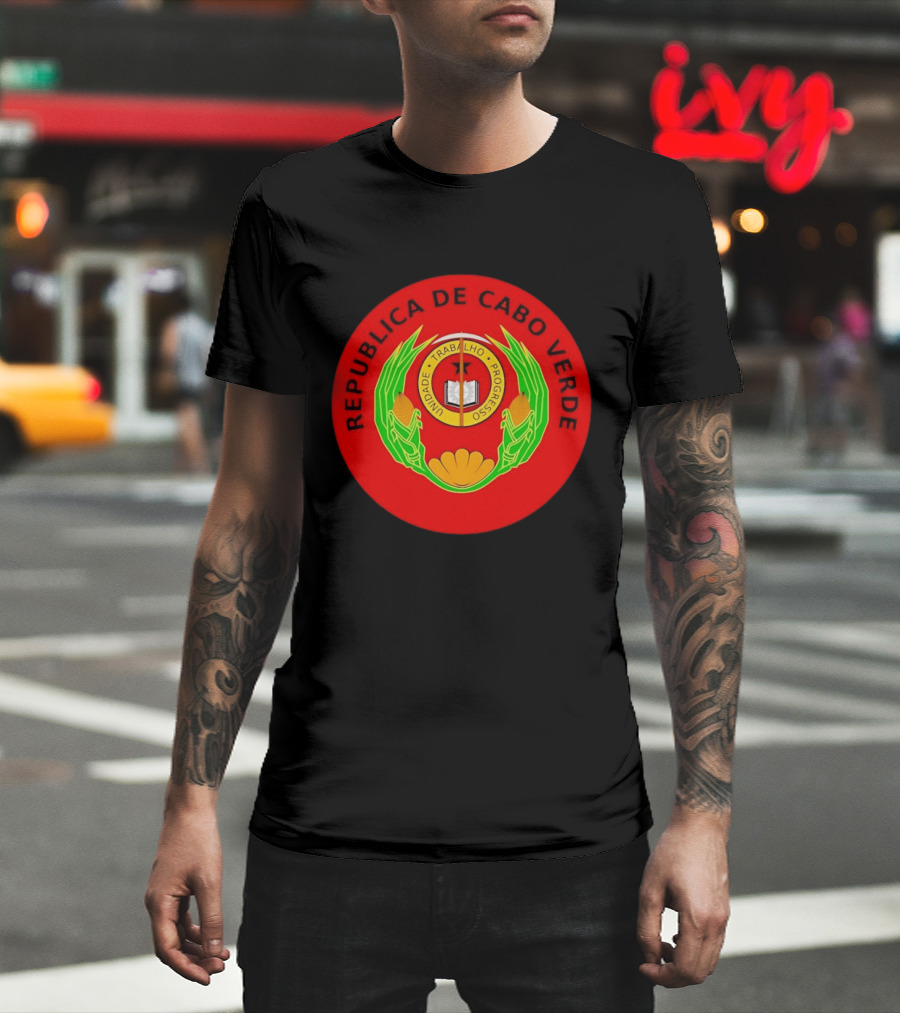 Republica De Cabo Verde Unidade Trabalho Progresso T-Shirt