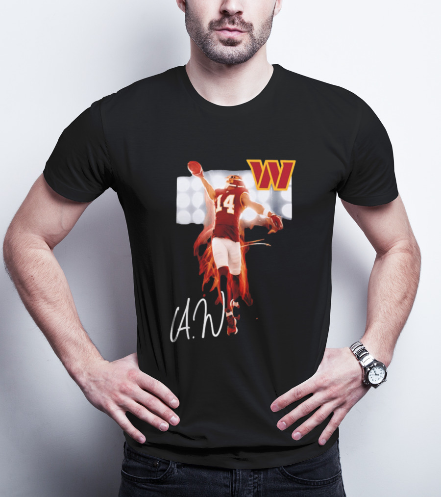 Washington Commanders Antonio Williams 14 AW Football Legacy Rookie T-Shirt