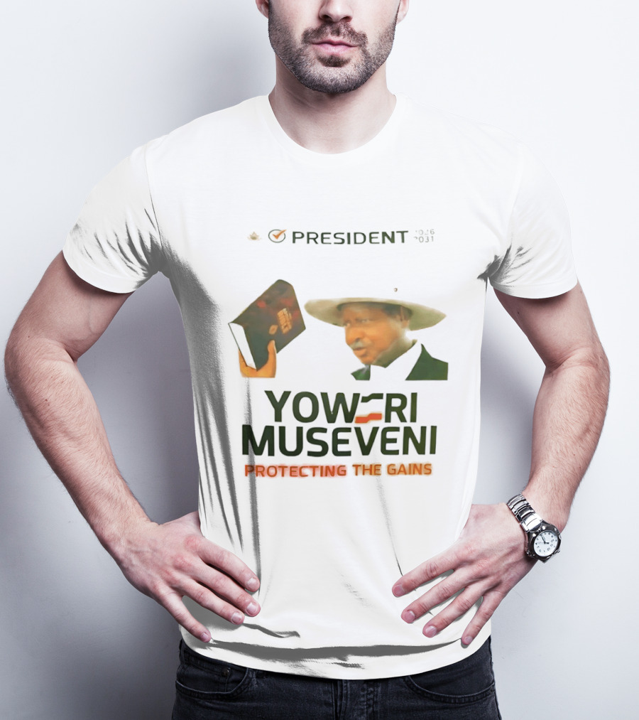 President Yoweri Museveni 2026 2031 Protecting The Gains T-Shirt