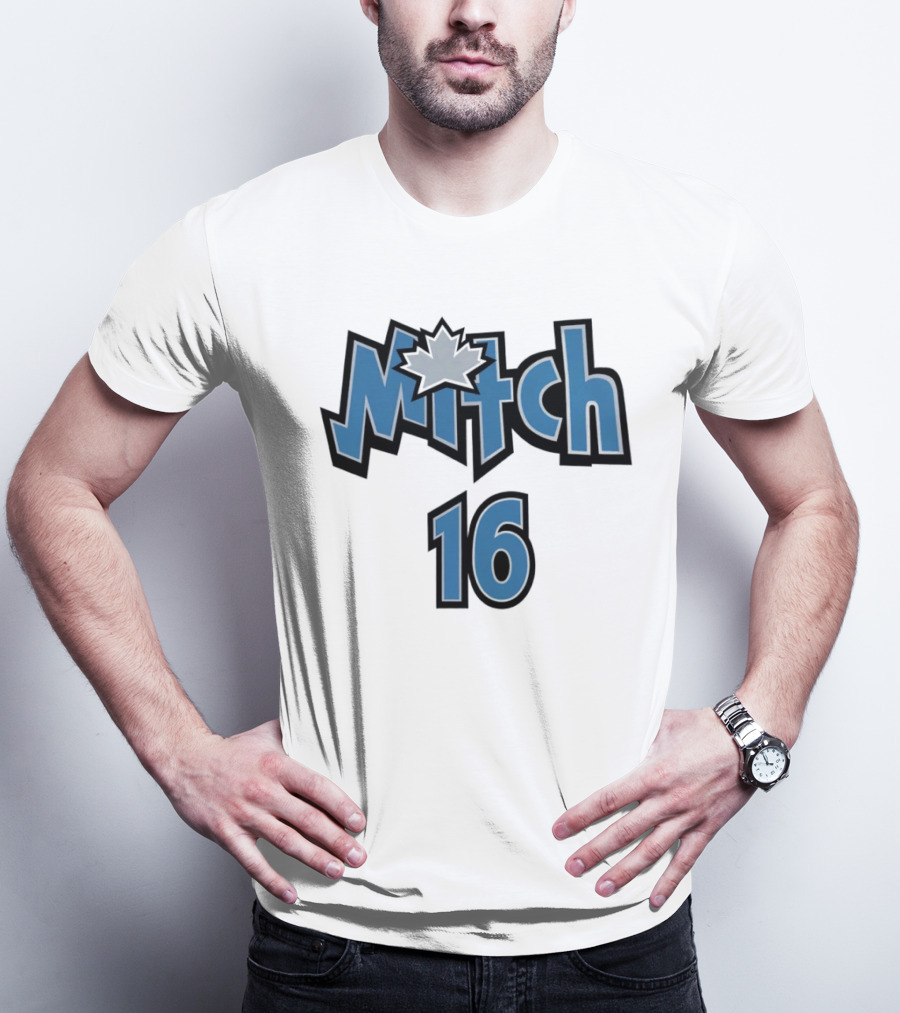 Mitch 16 Toronto Maple Leafs NHL Hockey Star T-Shirt