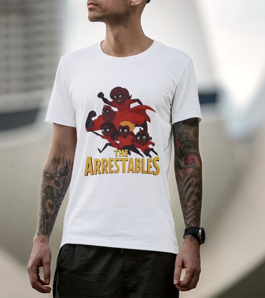 The Arrestables Family Team Superhero T-Shirt