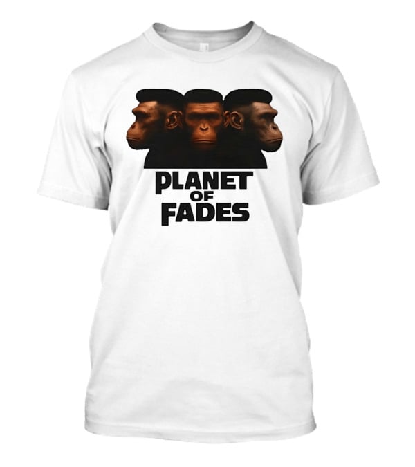 Three Chimpanzees Planet Of Fades T-Shirt