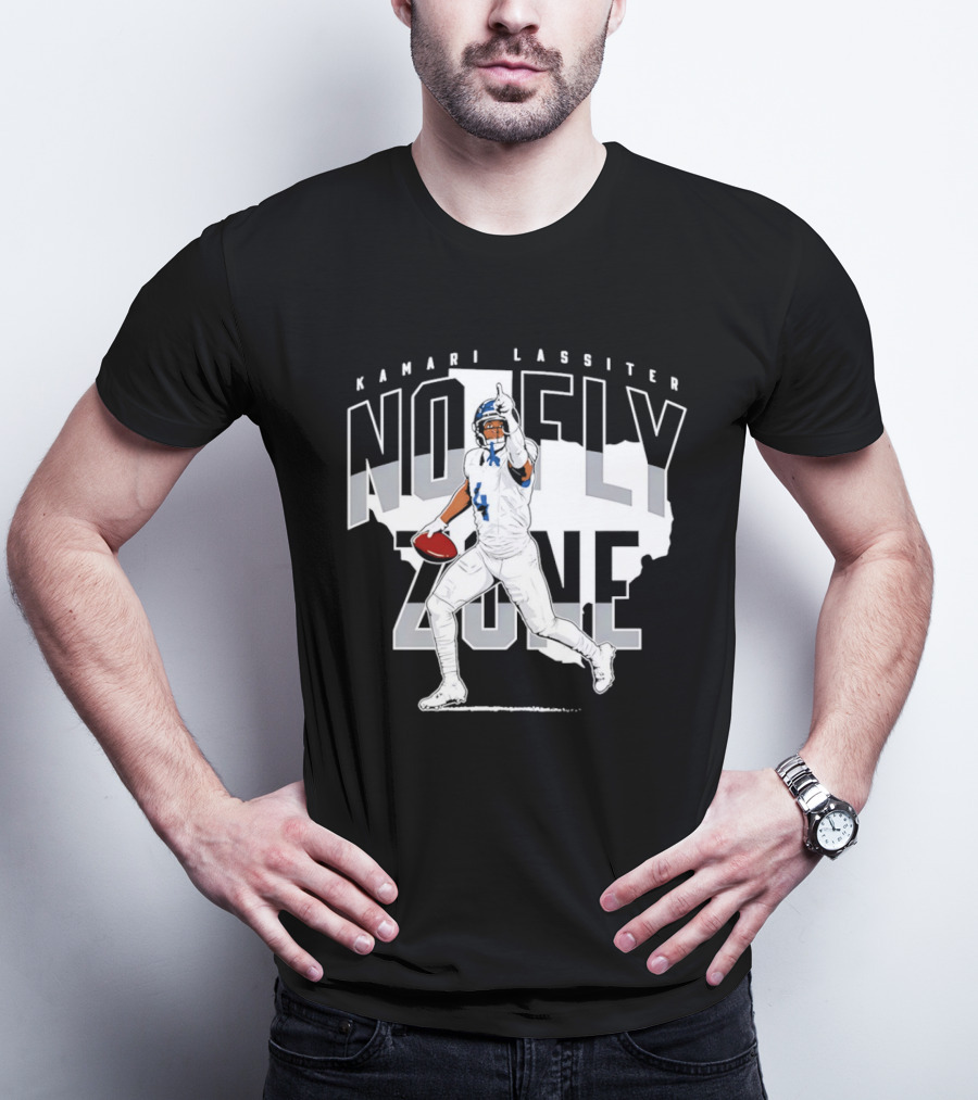 Kamari Lassiter No Fly Zone Football T-Shirt