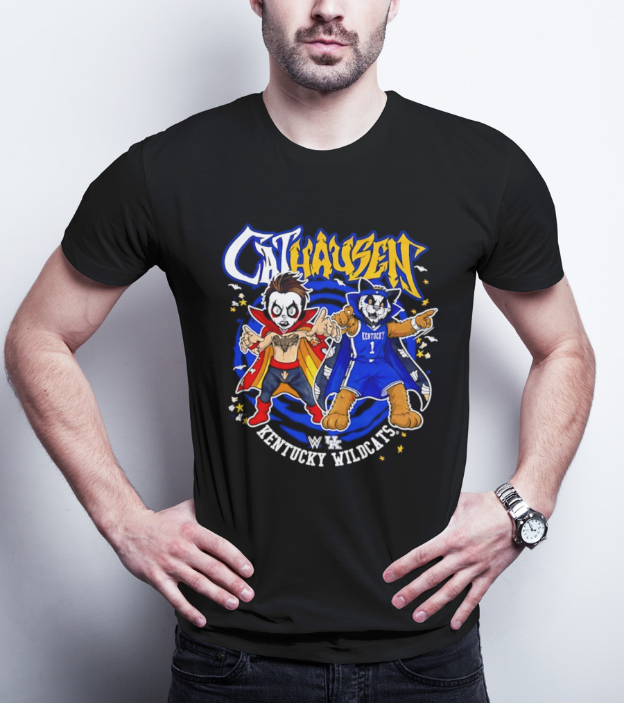 CatHausen Danhausen With Kentucky Wildcats Collaboration T-Shirt