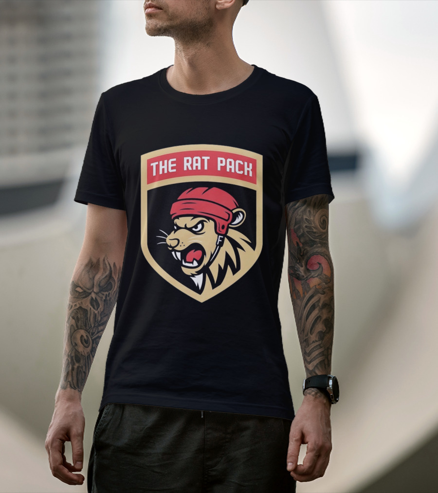 The Rat Pack Hockey Lion T-Shirt