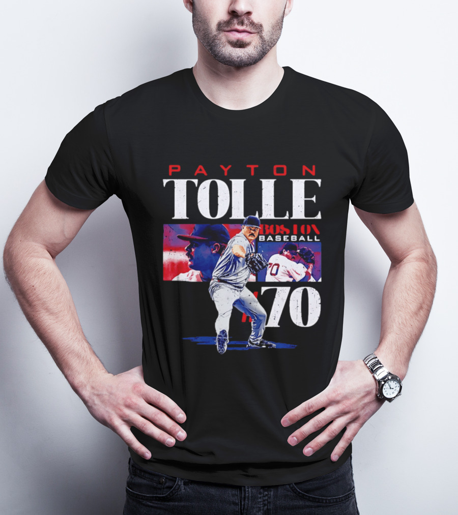 Boston Red Sox Payton Tolle 70 MLB Baseball T-Shirt