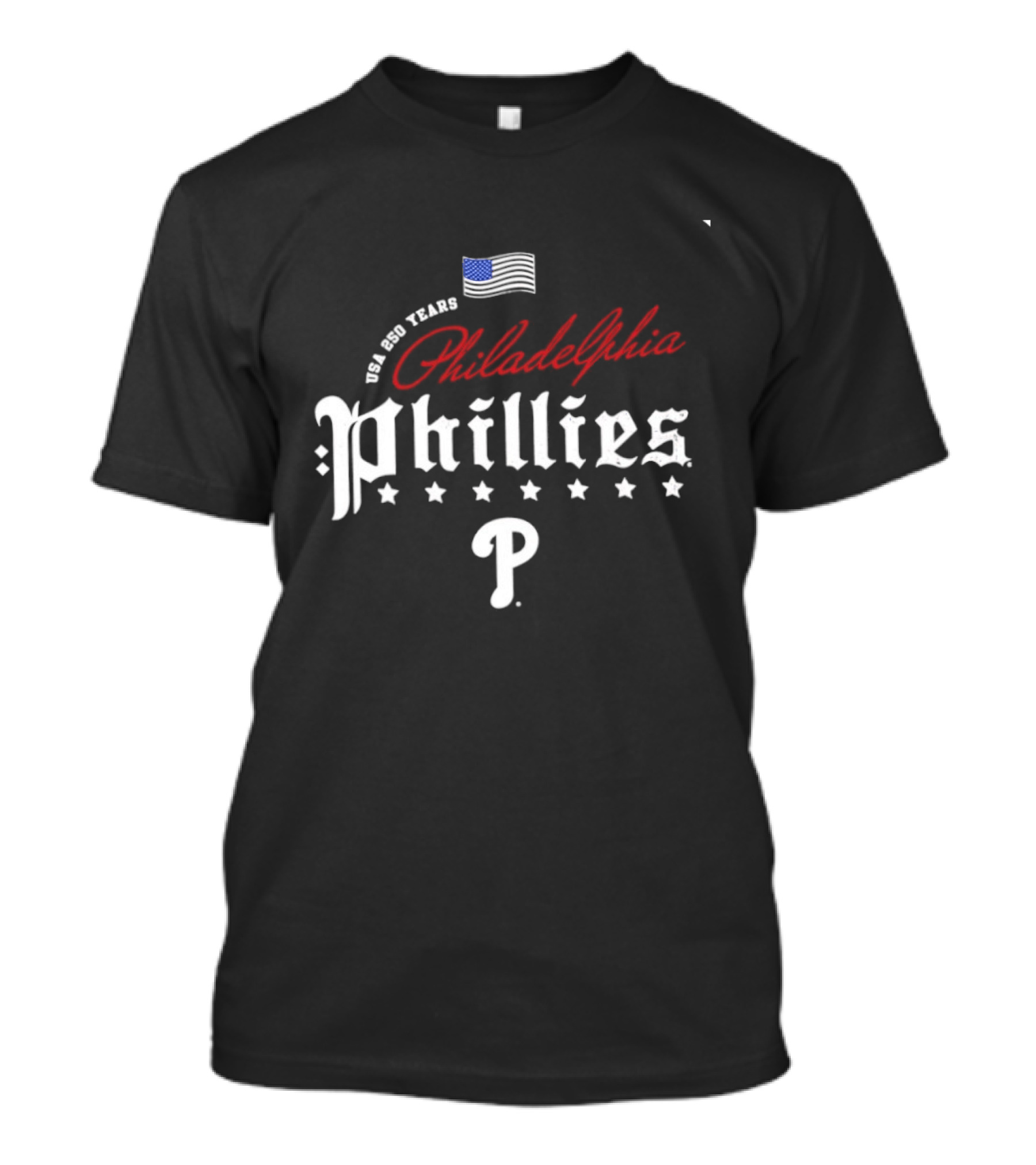 Philadelphia Phillies MLB USA 250 Years 4th Of July Celebration T-Shirt