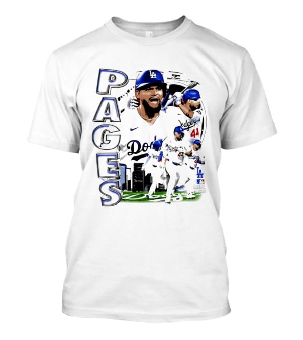 Andy Pages Los Angeles Dodgers 90s Bootleg Collage Dodgers 44 T-Shirt