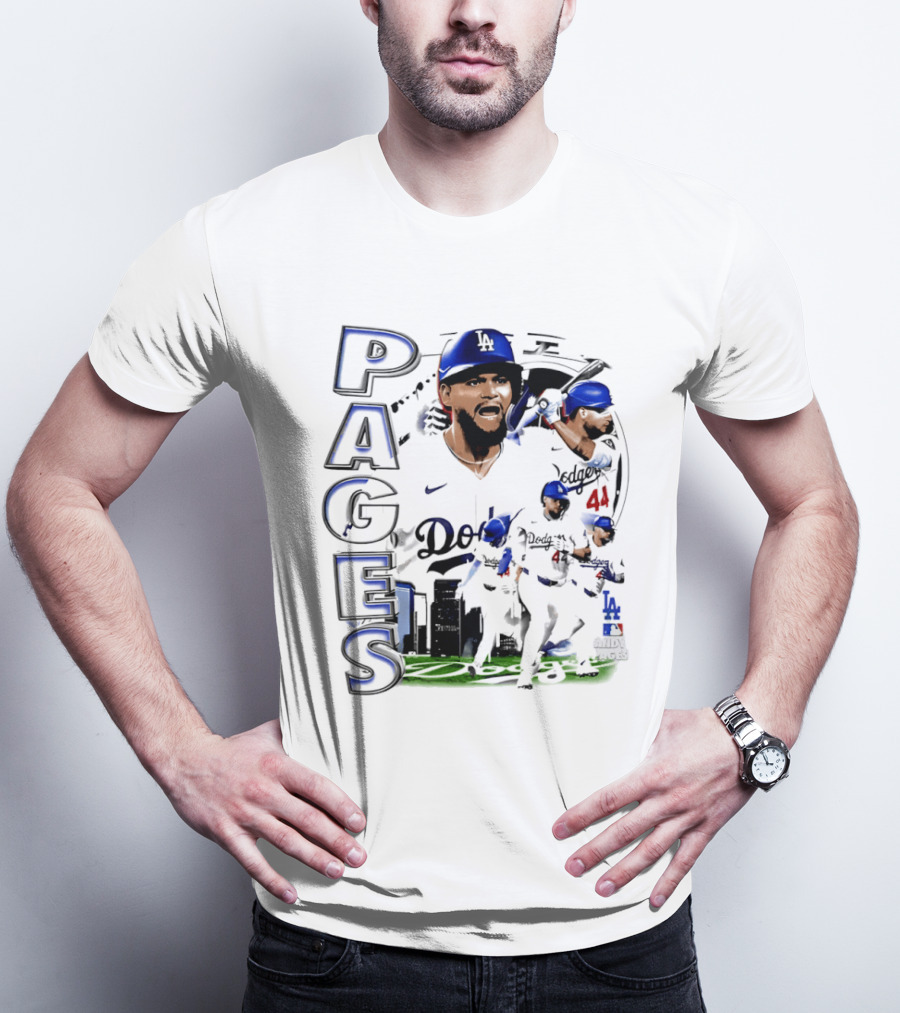 Andy Pages Los Angeles Dodgers 90s Bootleg Collage Dodgers 44 T-Shirt