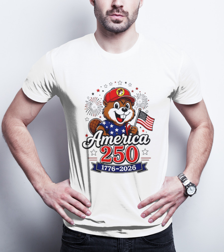 Buc Ee's 1776 2026 America 250 Years Of Freedom Celebration T-Shirt