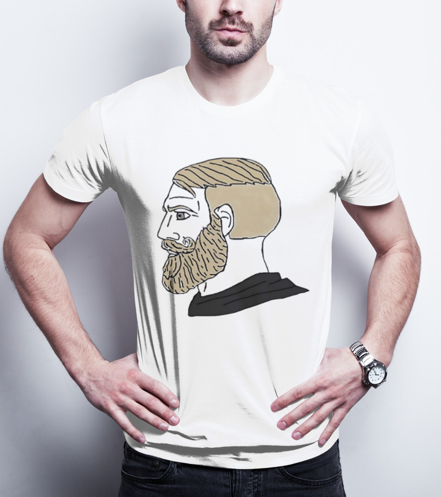 Chad Complex Gigachad Meme Alpha Male Profile T-Shirt