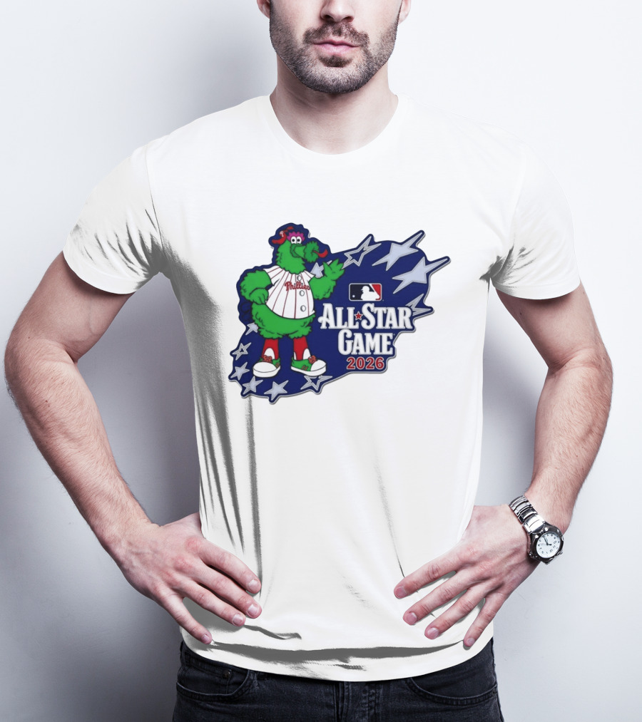 Philadelphia Phillies MLB All Star Game 2026 Phanatic Stars T-Shirt