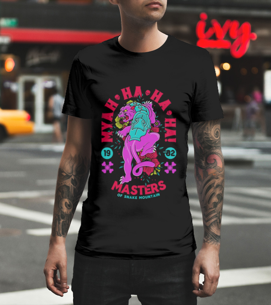 Mwah Ha Ha Ha Masters Of Snake Mountain 1982 T-Shirt