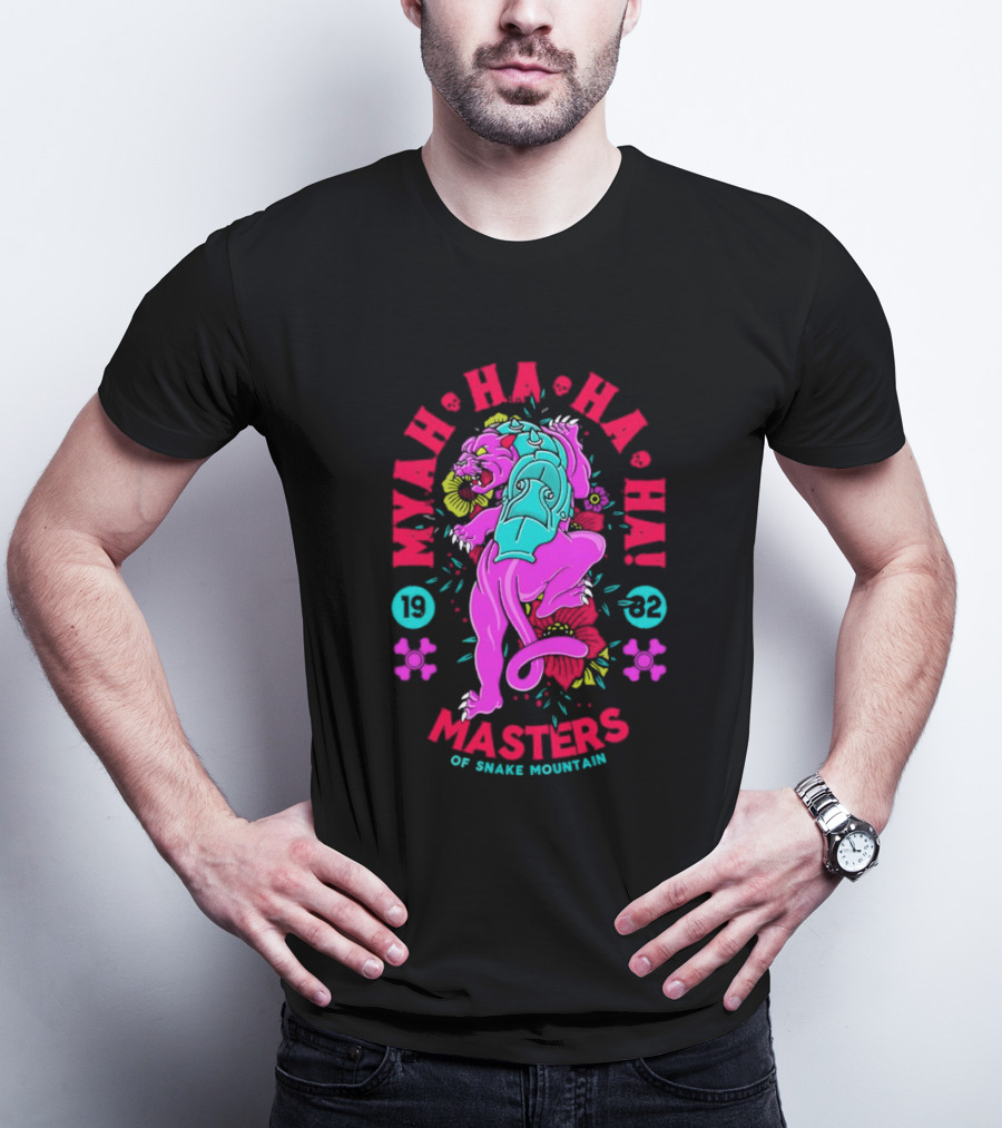 Mwah Ha Ha Ha Masters Of Snake Mountain 1982 T-Shirt