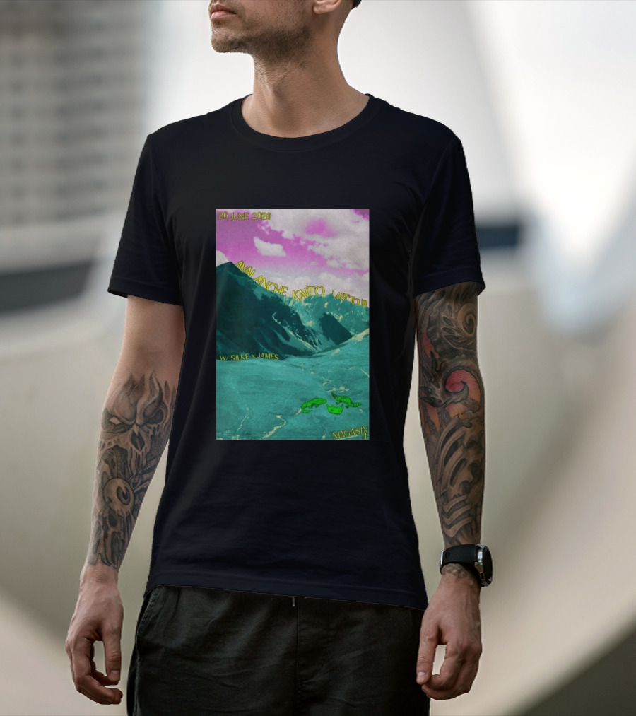 Avalanche Kaito Last Tour 26 June 2026 Magasin 4 Brussels With Silke And James T-Shirt