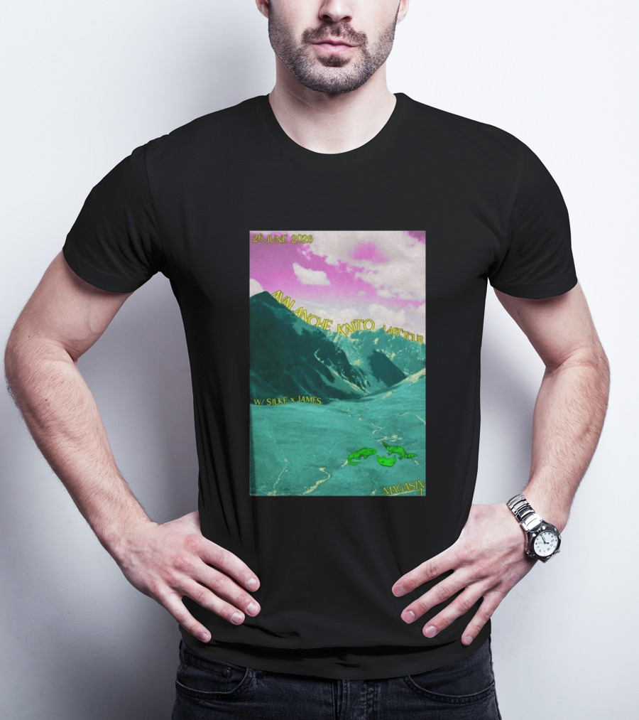 Avalanche Kaito Last Tour 26 June 2026 Magasin 4 Brussels With Silke And James T-Shirt