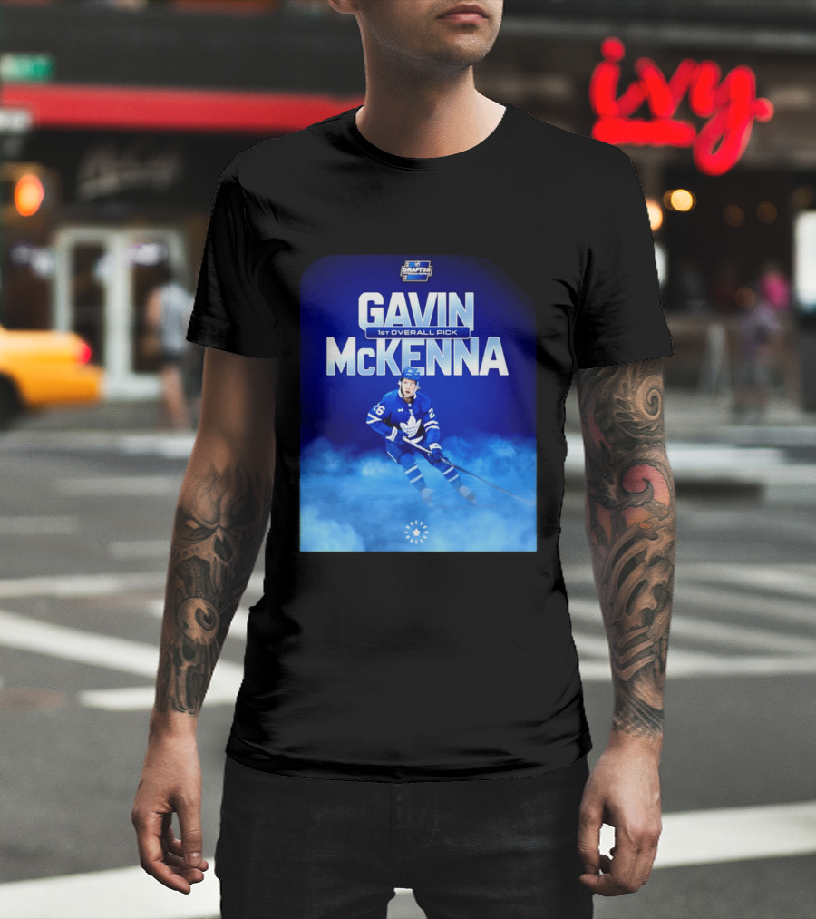 Gavin McKenna 1st Overall Pick 2026 NHL Draft Toronto Maple Leafs T-Shirt