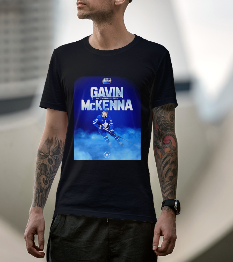 Gavin McKenna 1st Overall Pick 2026 NHL Draft Toronto Maple Leafs T-Shirt