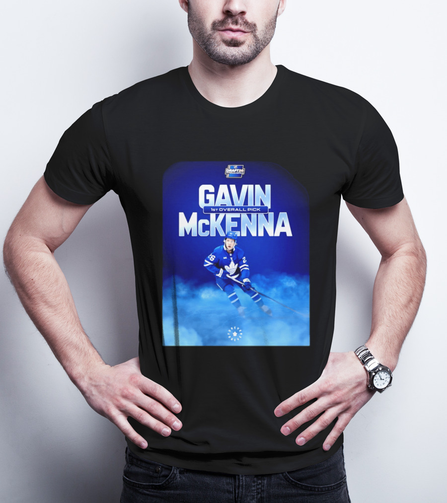 Gavin McKenna 1st Overall Pick 2026 NHL Draft Toronto Maple Leafs T-Shirt