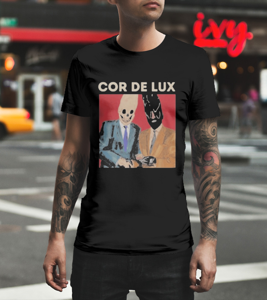 COR DE LUX Surreal Suited Figures T-Shirt