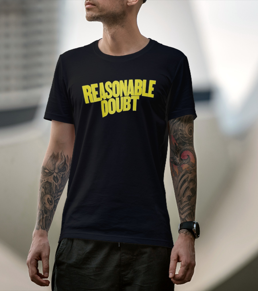 Reasonable Doubt Jay Z Hip Hop Rap Album Classic Bold Yellow T-Shirt
