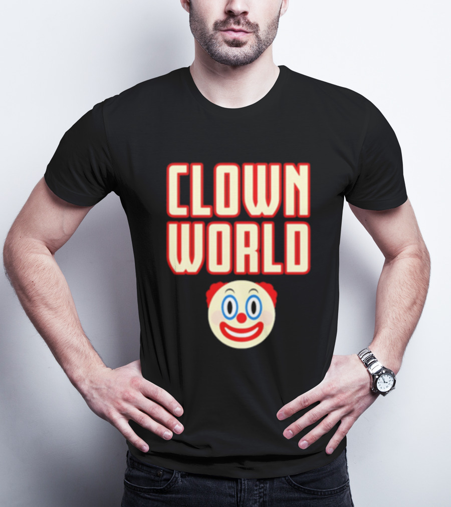 Clown World Satire Humor Iconic Face T-Shirt