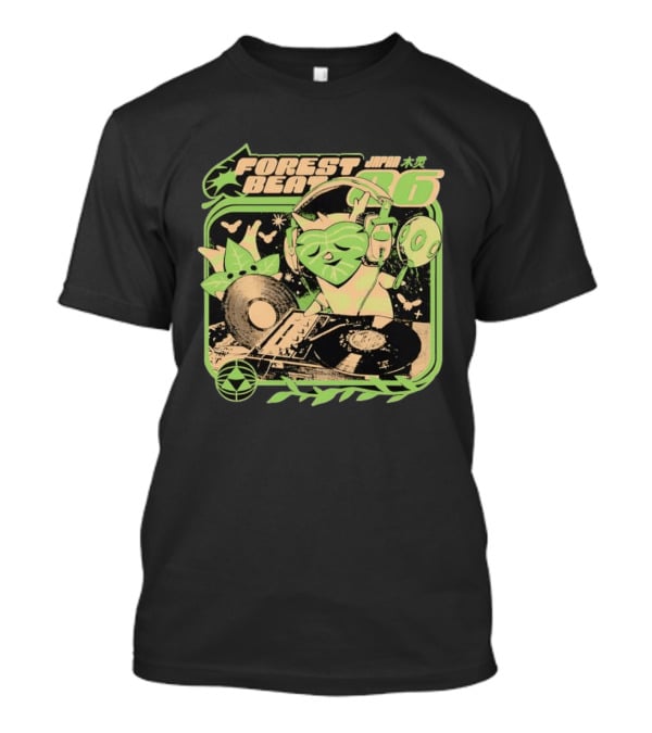 Forest Beat Korok DJ Vinyl Turntable Japan Music 86 T-Shirt