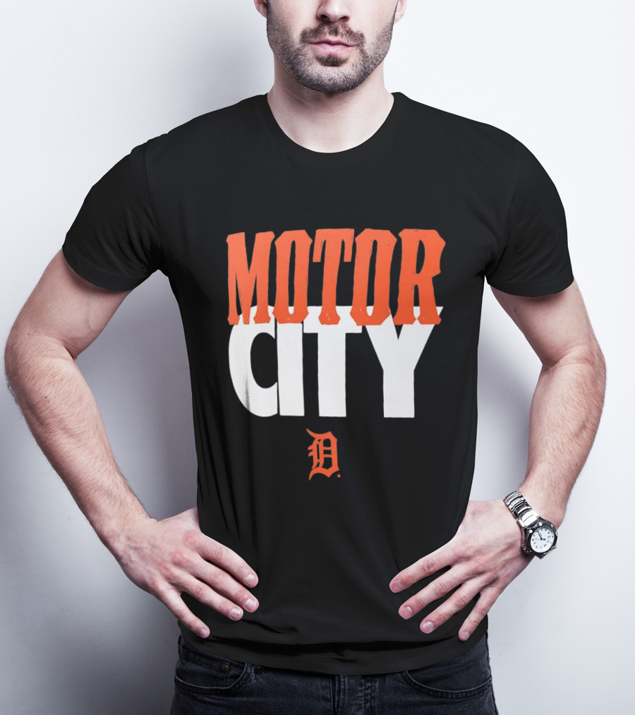 Detroit Tigers Motor City MLB Baseball Team Fan Gear T-Shirt