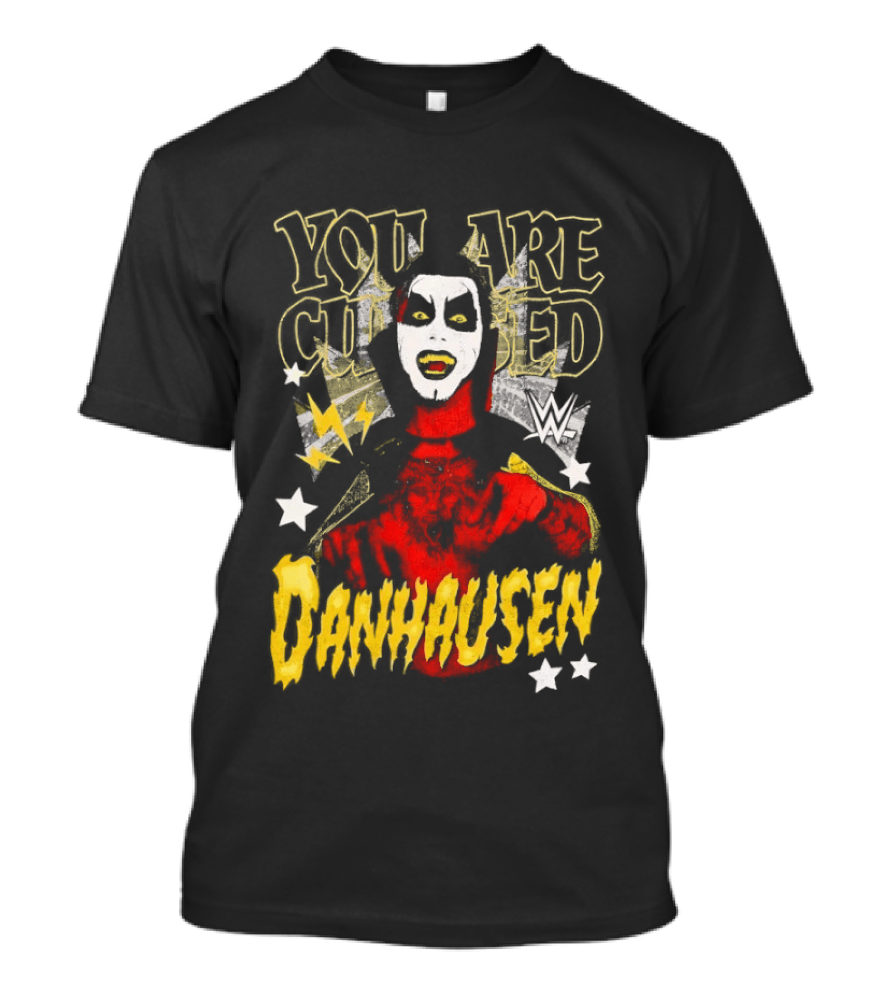 WWE Danhausen You Are Cursed Wrestling Starface T-Shirt
