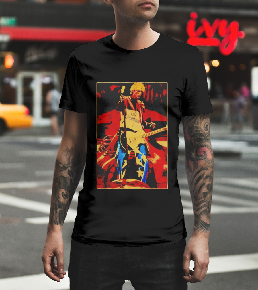 Lost Americana Kurt Cobain Nirvana Grunge T-Shirt