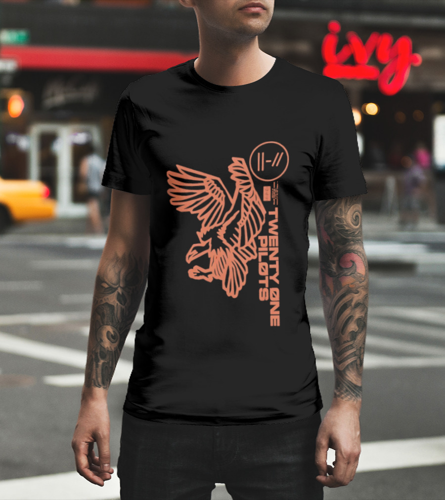 Twenty One Pilots Trench Vulture La Prima Estate Festival T-Shirt