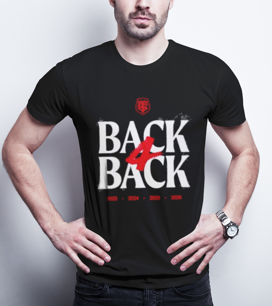 Stade Toulousain Back To Back 4 Times T-Shirt