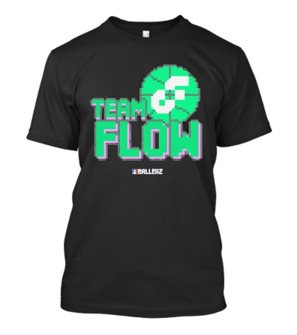 Team Flow Ballerz Pixel Basketball T-Shirt