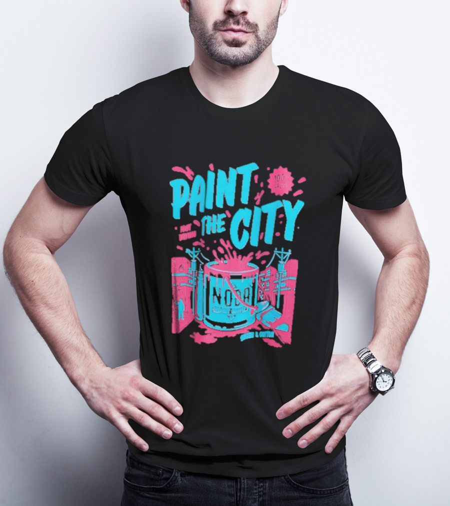 Paint The City Nola New Orleans Drew Orleans T-Shirt